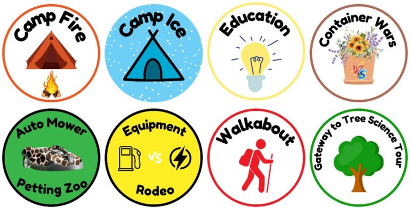 Summer Camp Badges - horizontal - Landscape Illinois